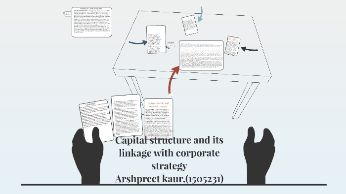 Capital structure and its linkage with corporate strategy by ARSHPREET ...