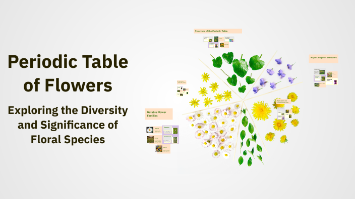 Periodic Table of Flowers by London Gregrey on Prezi