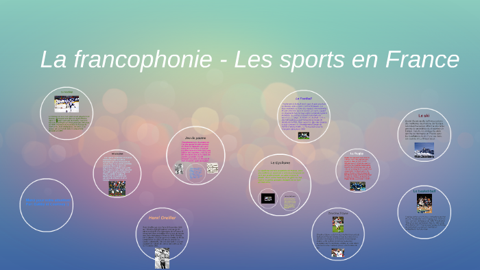 La francophonie - Les sports en France by Courtney French