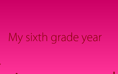 My Sixth Grade Year by Calallen Student on Prezi