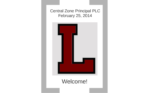 Central Zone Principal PLC by Buddy Bonner