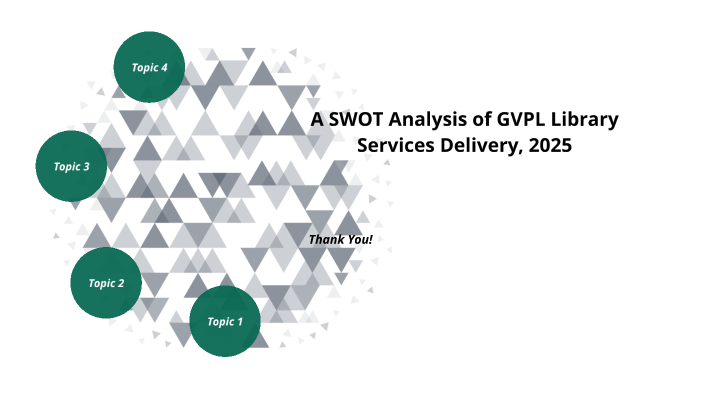 A SWOT Analysis of GVPL Library Services Delivery, 2025 by Adam Reese ...