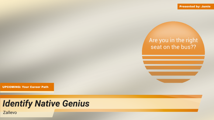 Zallevo: Identify Native Genius by Jamie Chapman on Prezi