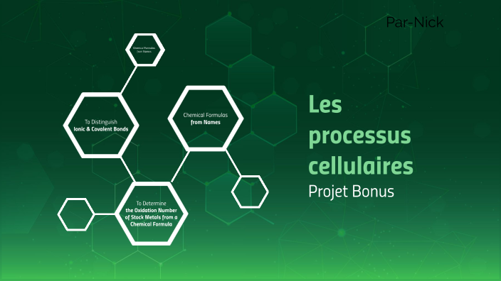 Les processus cellulaires by Nicholas Sevigny on Prezi