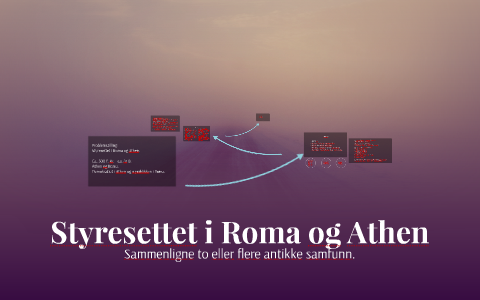 Styresettet i Roma og Athen by Jenny Kathrin on Prezi