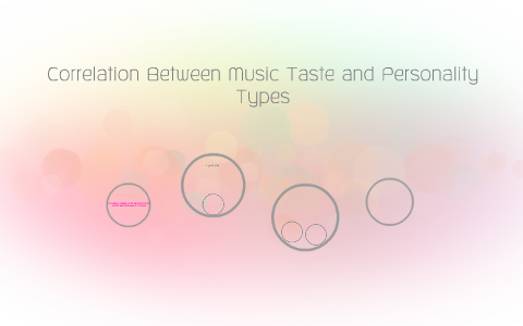 Correlation Between Music Taste and Personality Types by Kiearrah ...
