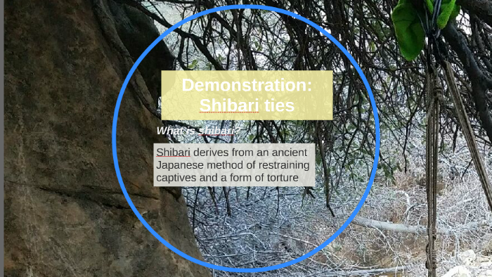 Demonstration: Shibari ties by Katica Grey