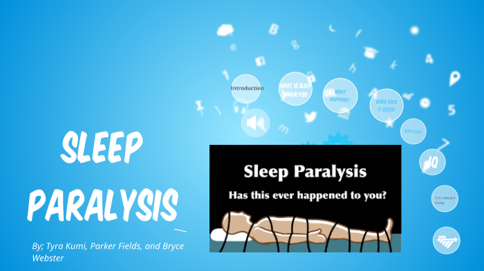 Sleep Paralysis Presentation by tyra kumi on Prezi