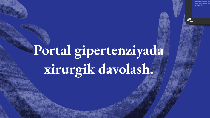 Advanced Liver Treatment: Portocava Anastomosis and TIPSS by Bahrom ...