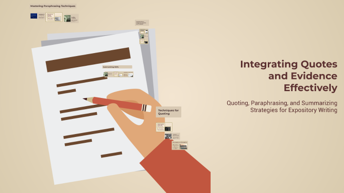 Integrating Quotes and Evidence Effectively by ABDUllah 1 on Prezi