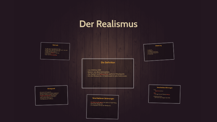 Der Realismus by Johann Mitschke on Prezi