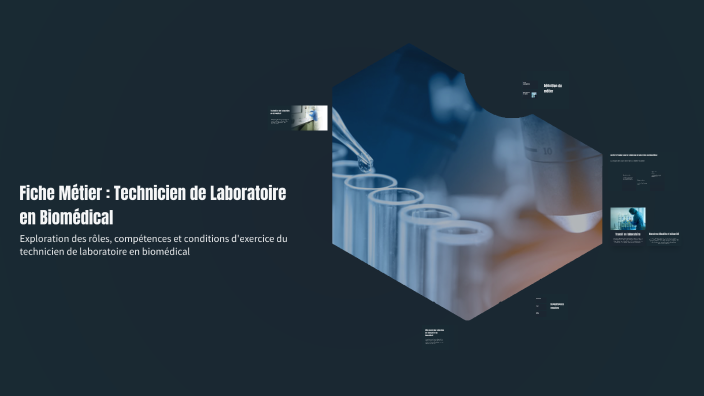 Fiche Métier : Technicien de Laboratoire en Biomédical by Jmal Mayssa ...