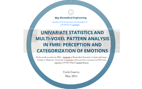 Univariate Statistics and Multi-Voxel Pattern Analysis in fMRI ...
