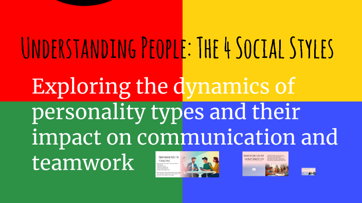Understanding People: The 4 Social Styles by Nourhan Ahmed on Prezi