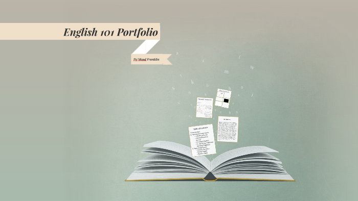 English 101 Portfolio by