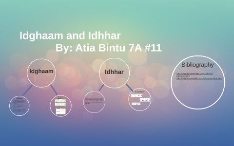 Idghaam and Idhhar by Atia Bintu Ibn Abdullah on Prezi