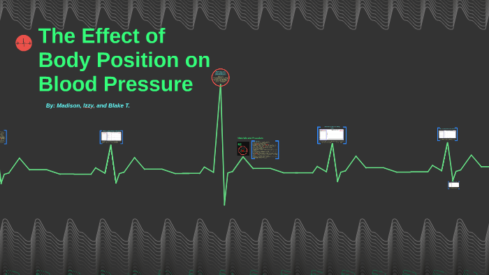 The Effect of Body Position on Blood Pressure by Isabelle Daab on Prezi