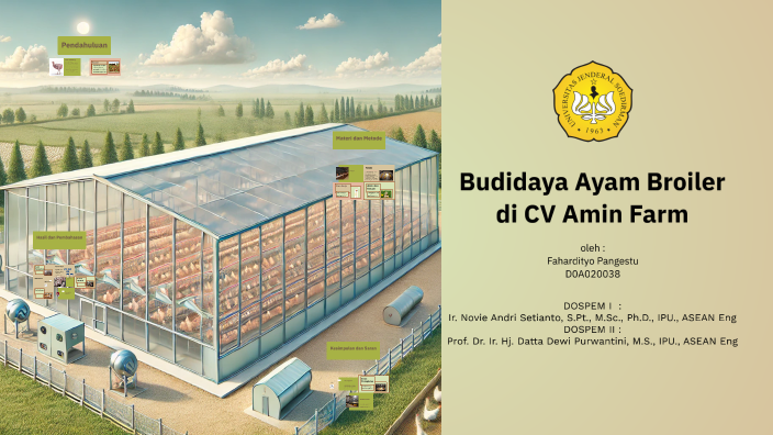 Budidaya Ayam Broiler di CV Amin Farm by MASAHAN on Prezi