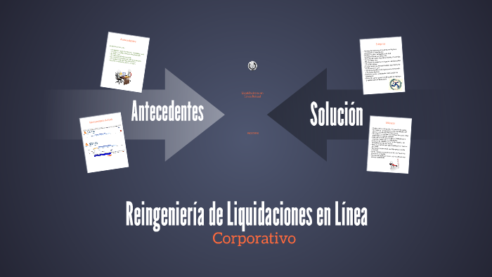 Reingeniería de Liquidaciones en Línea by Kennia Ramírez on Prezi
