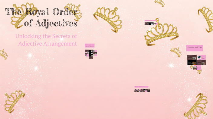 The Royal Order of Adjectives by Nour Haffar on Prezi