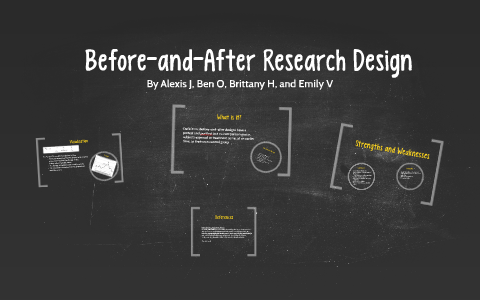 Before and After Research Design by Alexis Johnson on Prezi