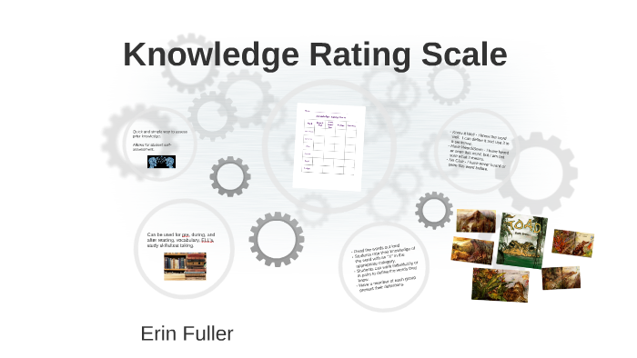 Knowledge Rating Scale by Erin Fuller on Prezi