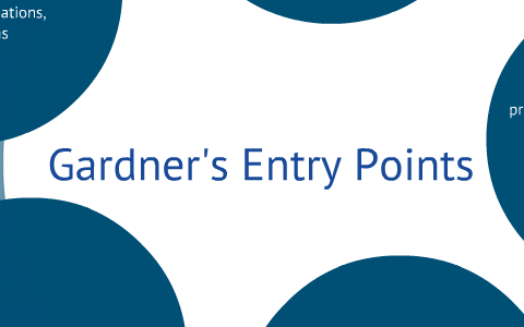 Gardner's Entry Points by Jessica Taylor on Prezi