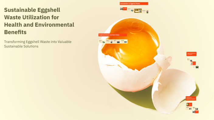 Sustainable Eggshell Waste Utilization for Health and Environmental ...