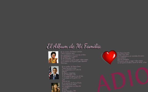 El Album de mi Familia by Jennifer Hawkins on Prezi