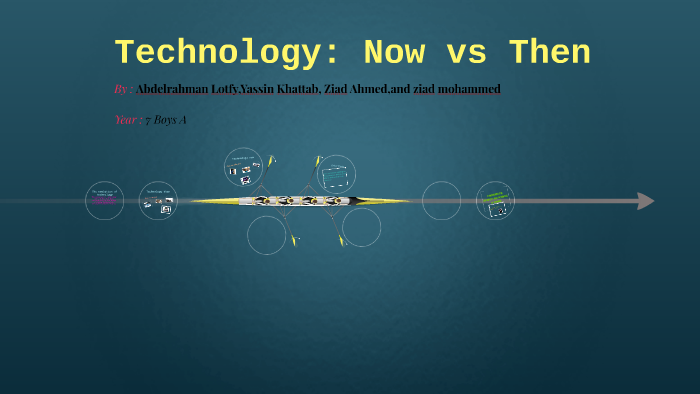 Technology: Now vs Then by Ziad Atreby on Prezi