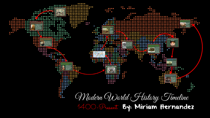 Modern World History Timeline by Miriam Hernandez on Prezi