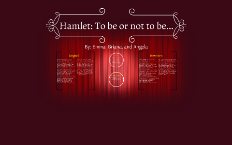 Hamlet: To be or not to be... by Emma Leary
