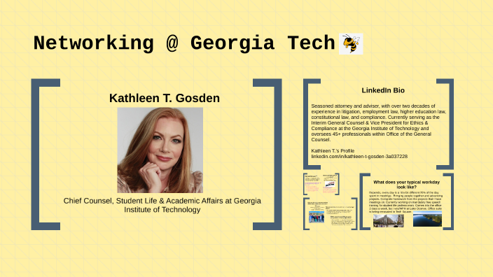 Georgia Tech Networking by Sarah Risley on Prezi