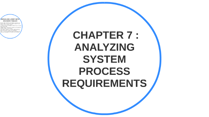 CHAPTER 7 : ANALYZING SYSTEM PROCESS REQUIREMENTS by Dea Faiz on Prezi
