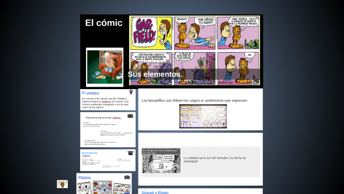 El cómic y sus elementos by yanira krause on Prezi