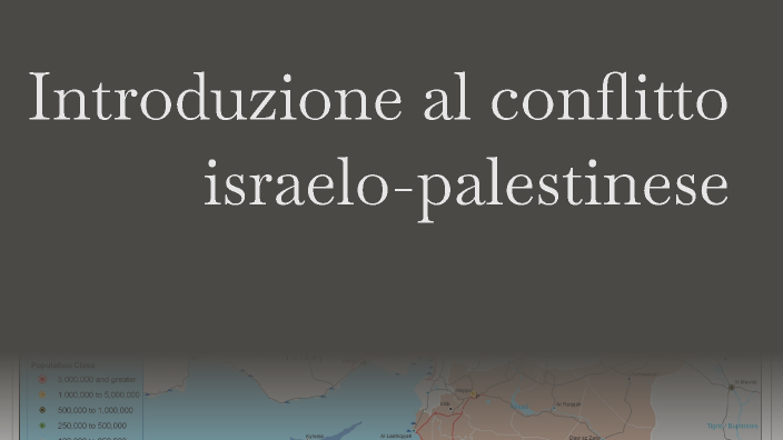 Il conflitto israelo-palestinese dal dopoguerra a oggi by Iman Rida on ...
