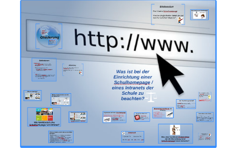 Erstellen einer Schulhomepage und eines Intranets by Lisa Rudloff on Prezi
