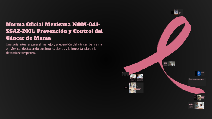 Norma Oficial Mexicana NOM-041-SSA2-2011: Prevención y Control del ...