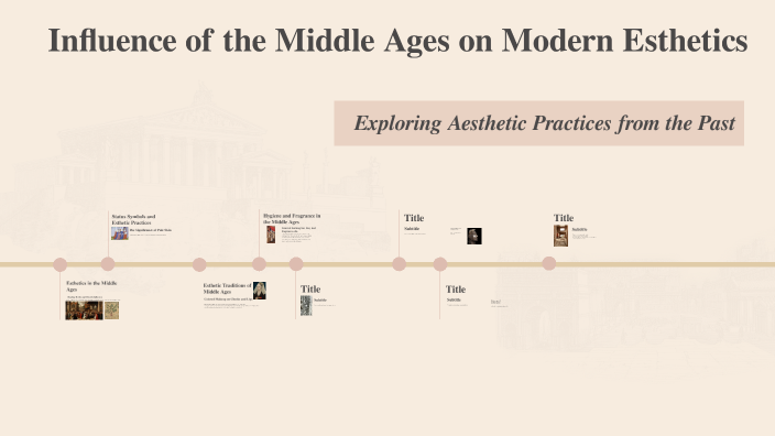 Influence of the Middle Ages on Modern Esthetics by Adriana Botello De ...