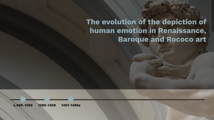 The evolution of the depiction of human emotion in Renaissance, Baroque ...