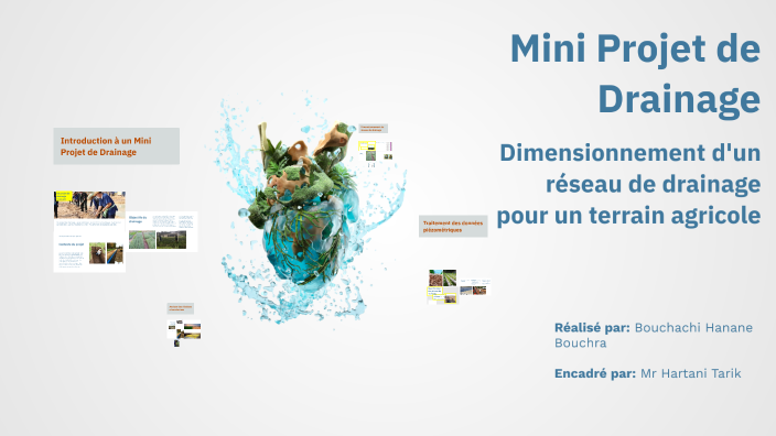 Mini Projet de Drainage by hanane bouchachi on Prezi