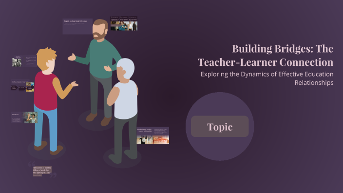 Building Bridges: The Teacher-Learner Connection by Clark Issac on Prezi