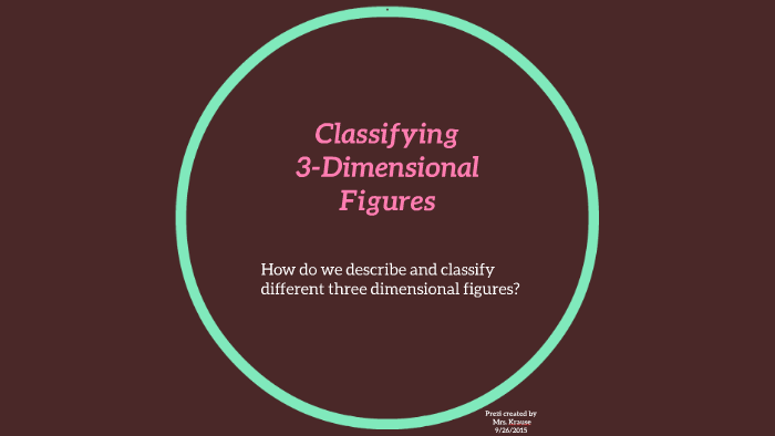 Classifying 3 Dimensional Figures by Jennifer Krause on Prezi