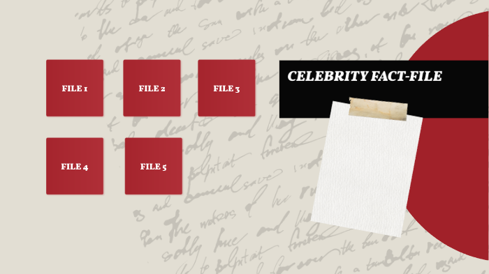 Celebrity Fact-file by Merve Türk on Prezi
