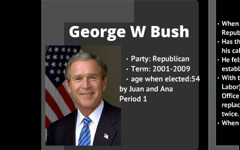 Report Card for president George W Bush by juan gonzalez on Prezi