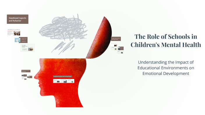 The Role of Schools in Children's Mental Health by Maye moreno corredor ...