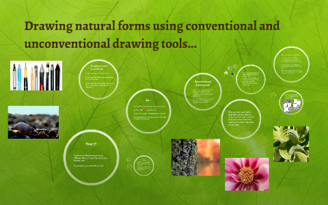 Drawing natural forms using "unconventional tools"... by lora marsden ...