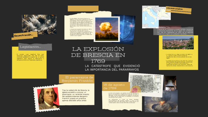 La explosión de Brescia en 1769 Brescia: la catástrofe que evidenció la ...