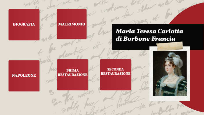 Maria Teresa Carlotta di Francia by Denise Rusciano on Prezi
