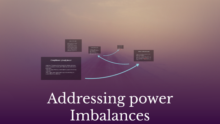 Addressing power Imbalances by Katrina Romo